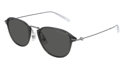 Montblanc Sunglass Man Grey Ruthenium Grey Sunglasses - MB0155S-001 ...